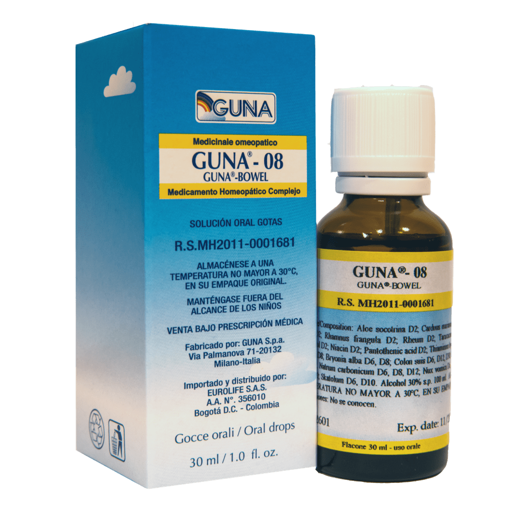 Guna 08 Bowel Gotas - La Farmacia Biológica