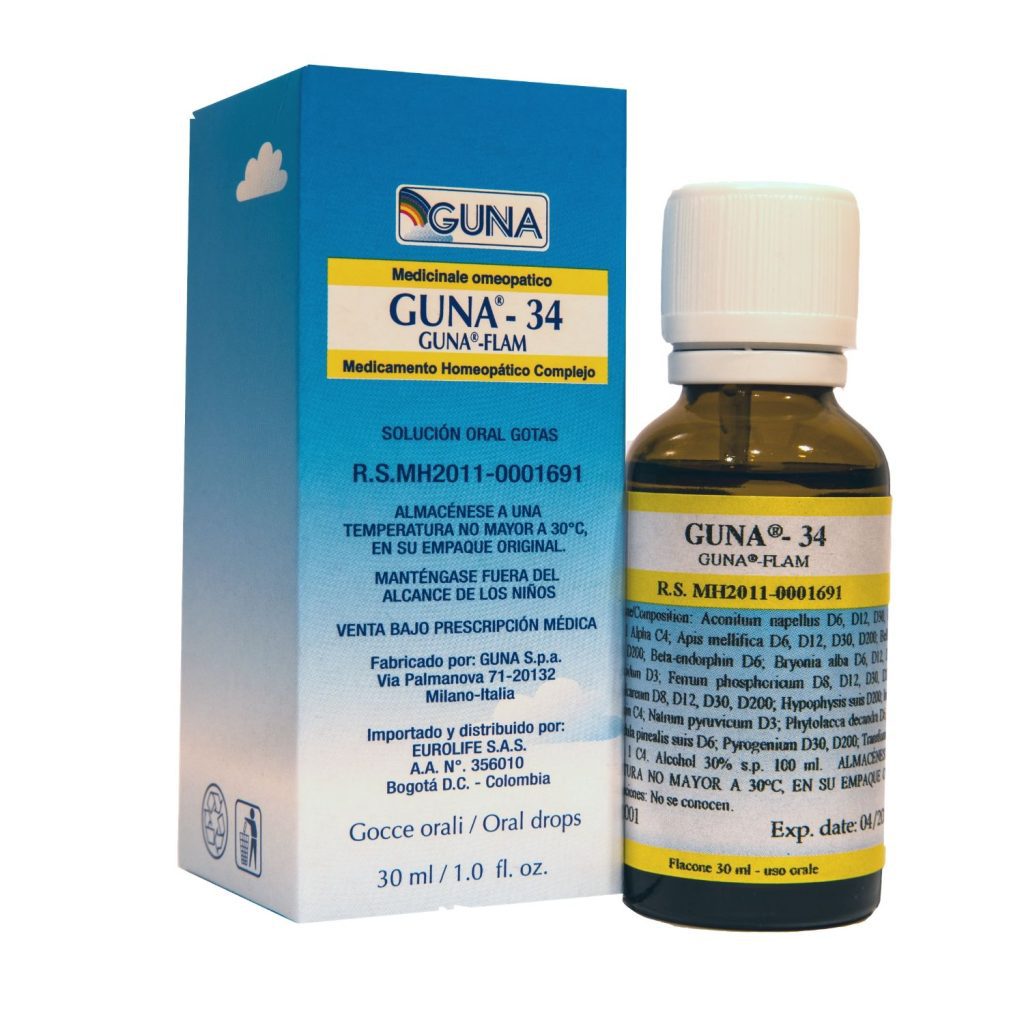 Guna 34 Flam Gotas - La Farmacia Biológica