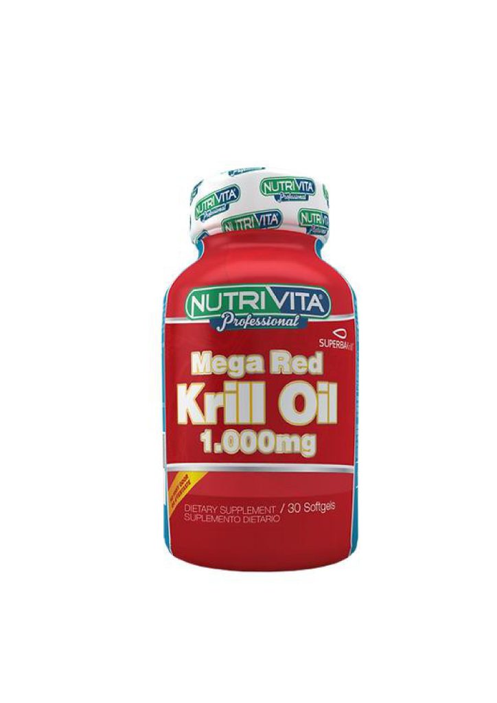 Mega Red Krill Oil 30 softgels glass bottle – La Farmacia Biológica